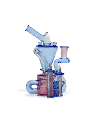 Jebb Glass - Medium Klein Castle Recycler - Voodoo x Blue Dream (CFL)