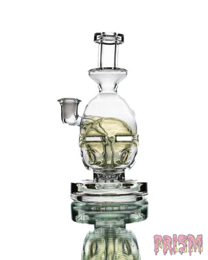 Miner Glass - Fab Egg - Clear & Yellow